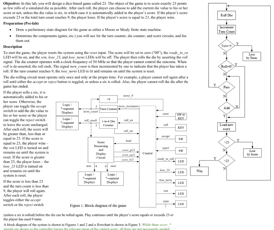 Please do the game's prelab, preliminary state | Chegg.com