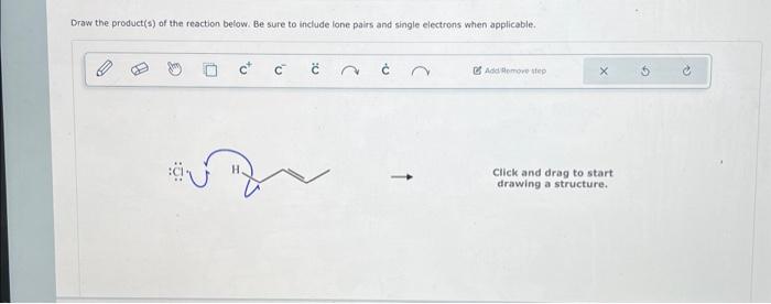 Solved Draw the product(s) of the reaction below. Be sure to | Chegg.com