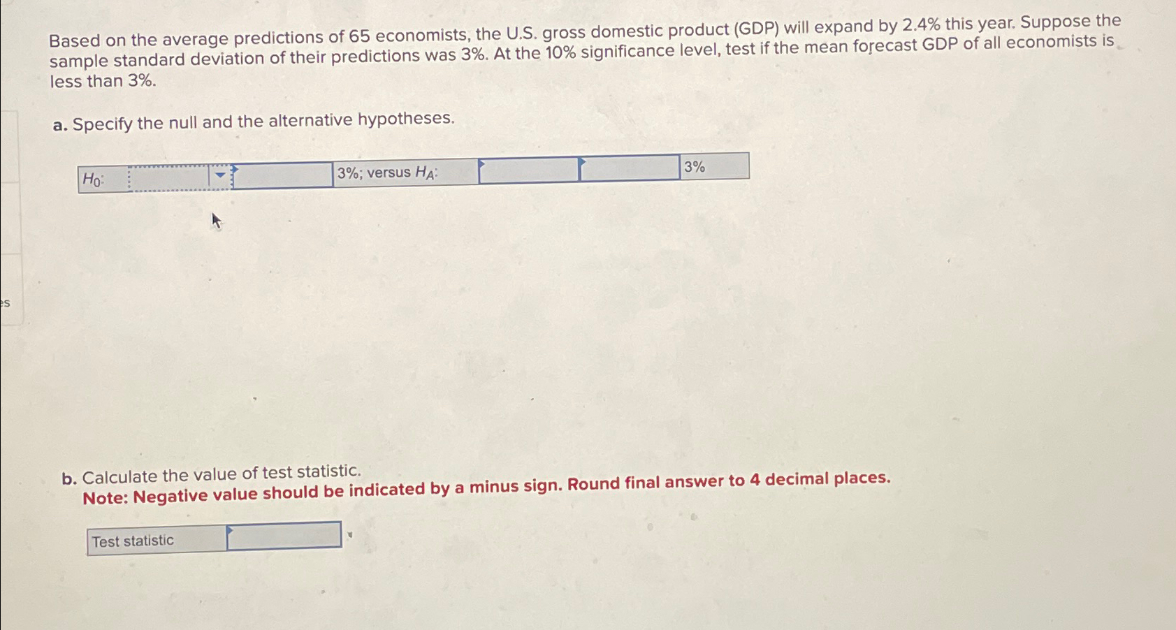 Solved Based on the average predictions of 65 ﻿economists, | Chegg.com