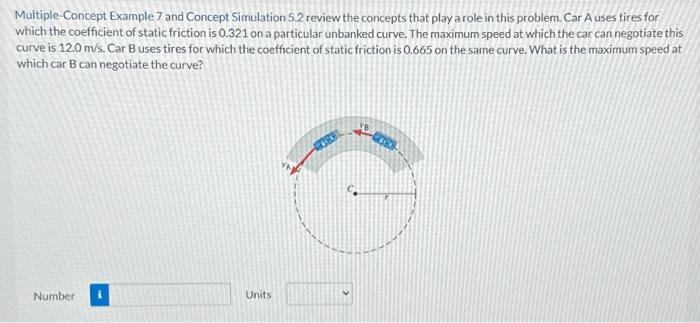 Solved Multiple-Concept Example 7 and Concept Simulation 5.2 | Chegg.com
