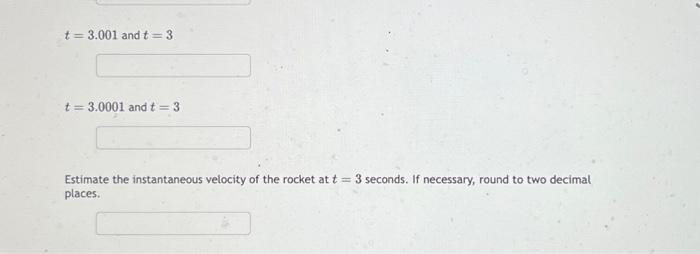 Solved A rocket shot into the air follows a parabolic flight | Chegg.com