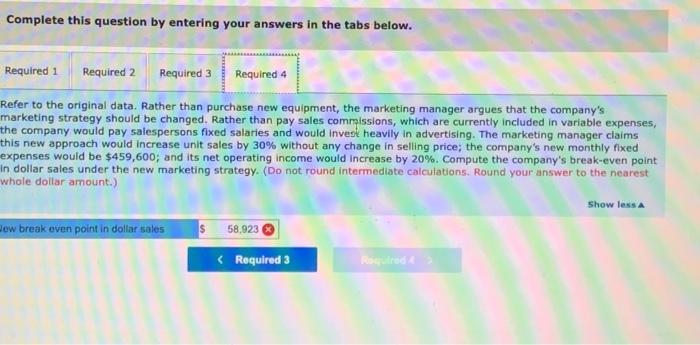 Problem 5-29 (Algo) Changes in Cost Structure; | Chegg.com