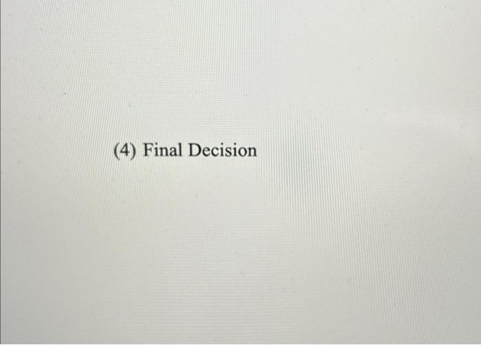 Solved (3) Comparison(4) Final Decision2. (5 points) Recall | Chegg.com