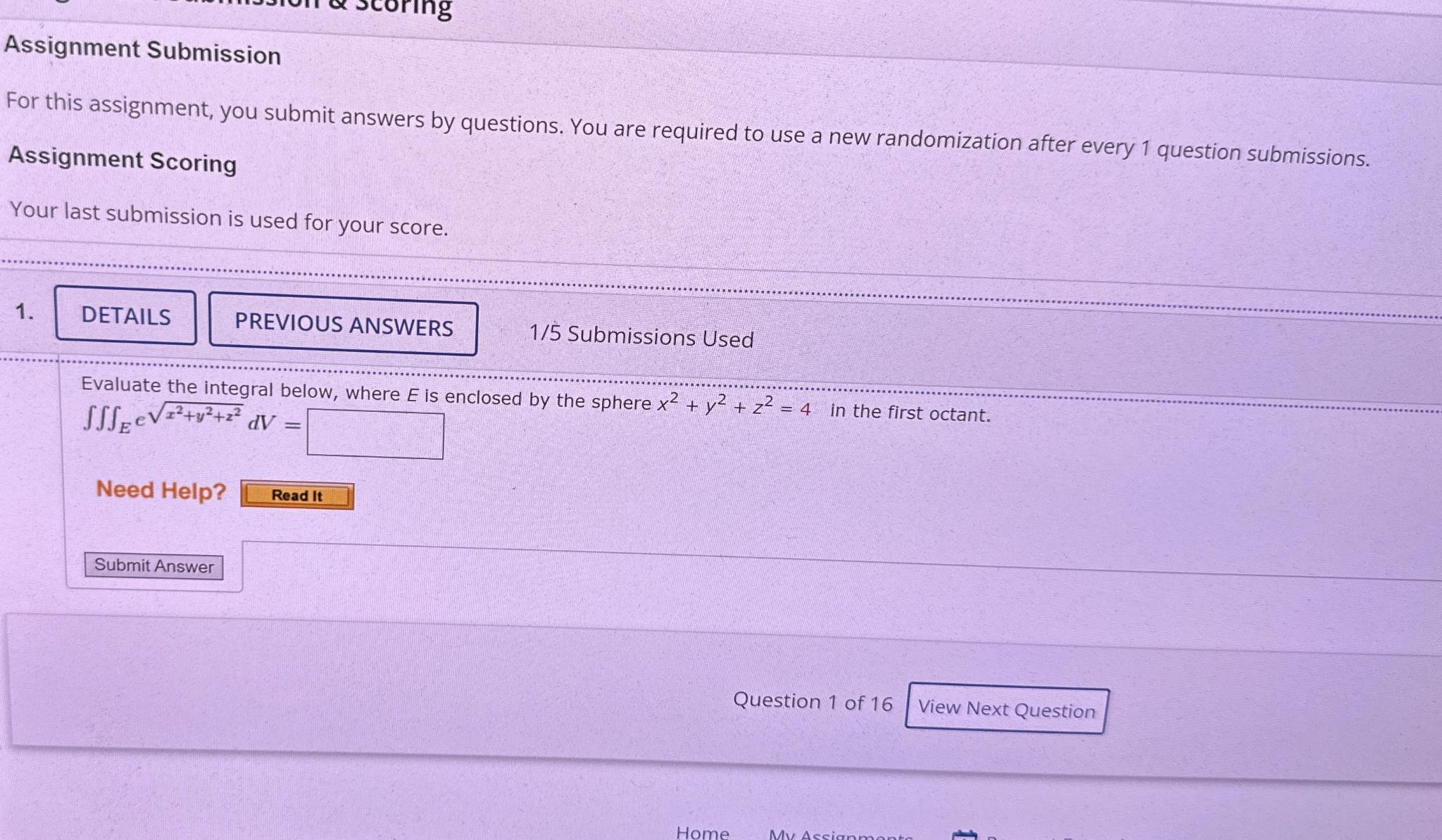 Solved Assignment Submissionfor This Assignment You Submit 0594