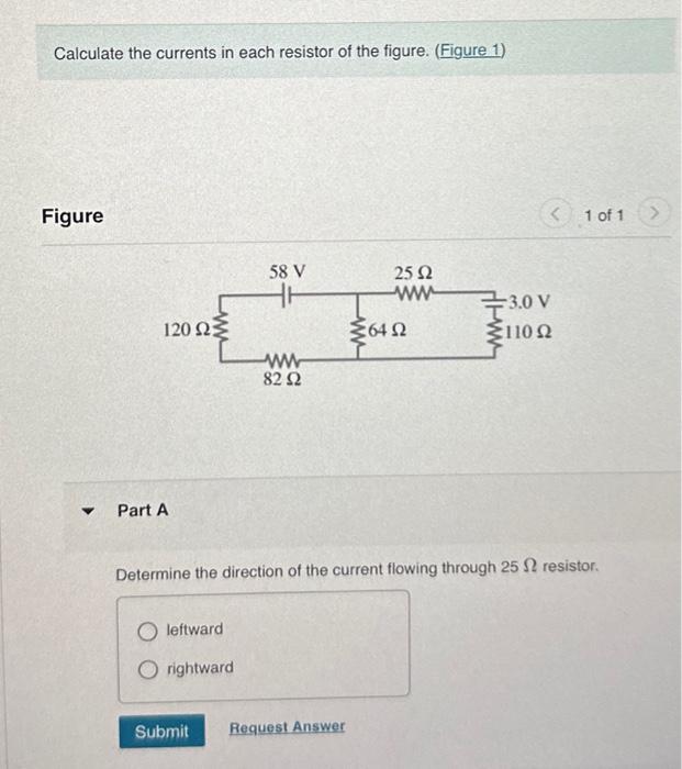 Solved Calculate the currents in each resistor of the | Chegg.com