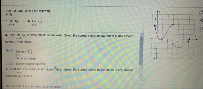 Solved Use the graph to find the following limits. a. lim | Chegg.com