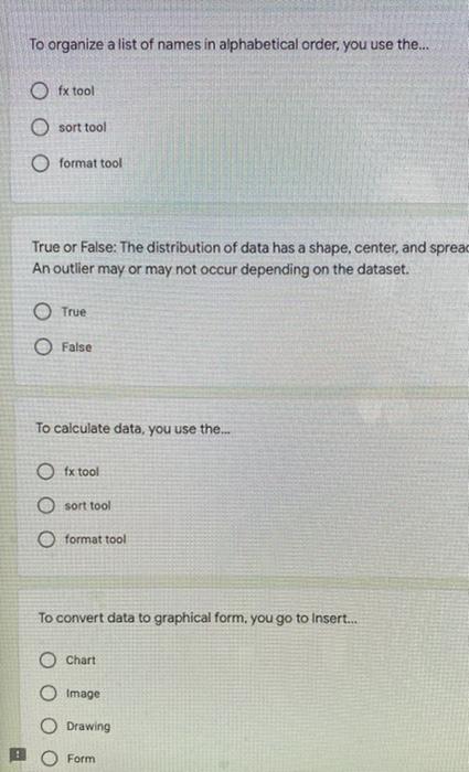 Solved To organize a list of names in alphabetical order, | Chegg.com