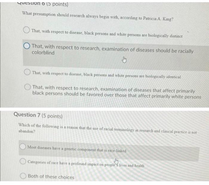Solved Question 5 (5 points) Saved Which surface trait did | Chegg.com