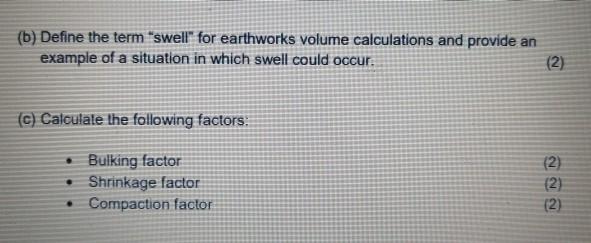 (b) The cut slope dimensions are displayed below. The | Chegg.com