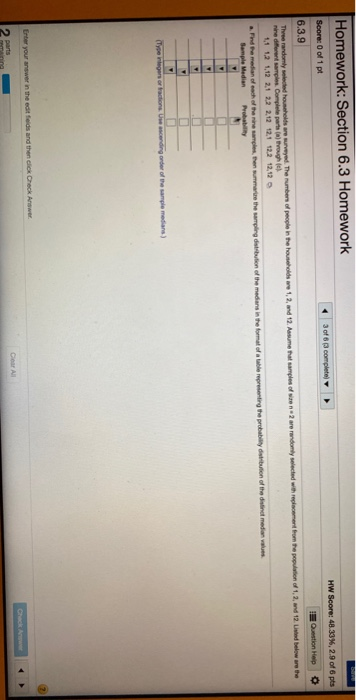 Solved Homework Section 6 3 Homework Save Score 0 Of 1 Pt