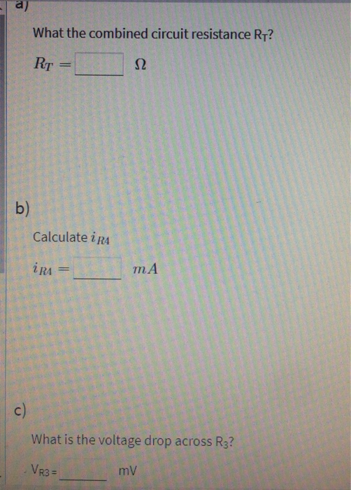 Solved Considering the resistor network below Calculate all | Chegg.com