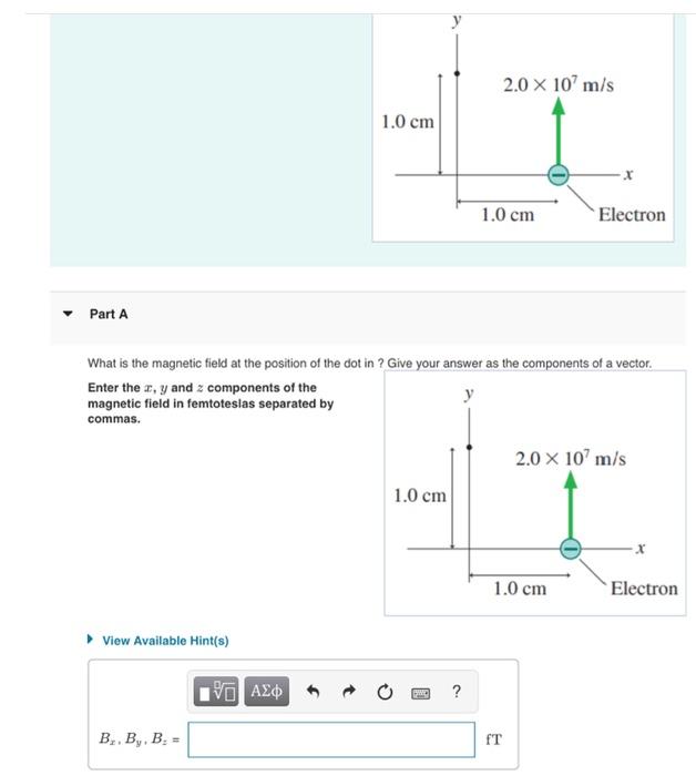 Solved What is the magnetic field at the position of the dot | Chegg.com