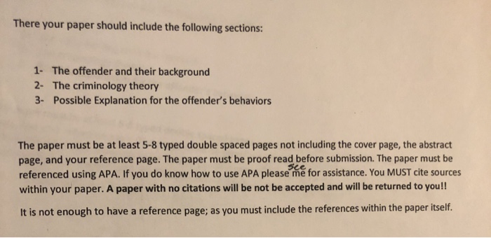 Solved select a serial killer or mass murder of your choice | Chegg.com