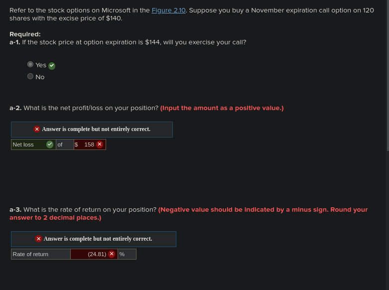 Solved Refer to the stock options on Microsoft in the Figure | Chegg.com