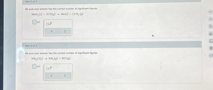 Calculate ΔG∘ for each reaction, using ΔGf0 values: | Chegg.com