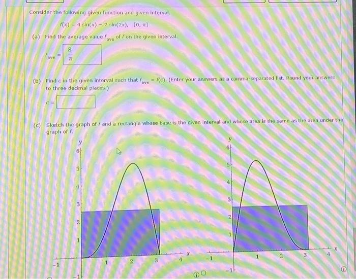 Solved Consider the following given function and given | Chegg.com