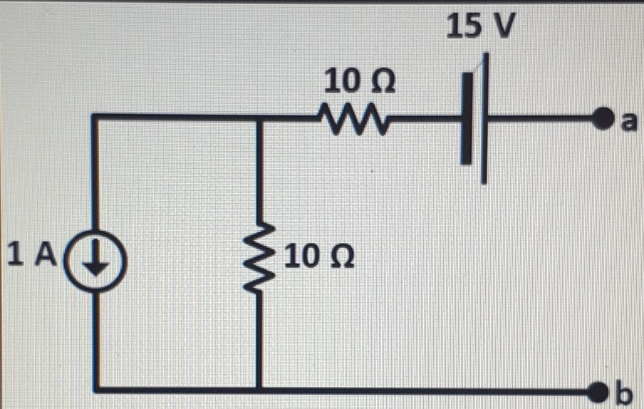 Solved Given the circuit below, find the Thevenin voltage V | Chegg.com