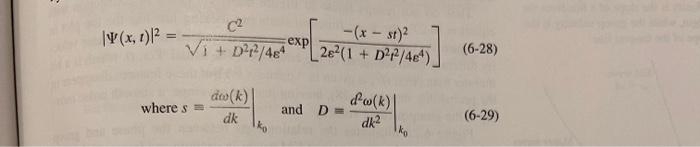 Solved for a wave of 5 m wavelength. (b) From equations | Chegg.com