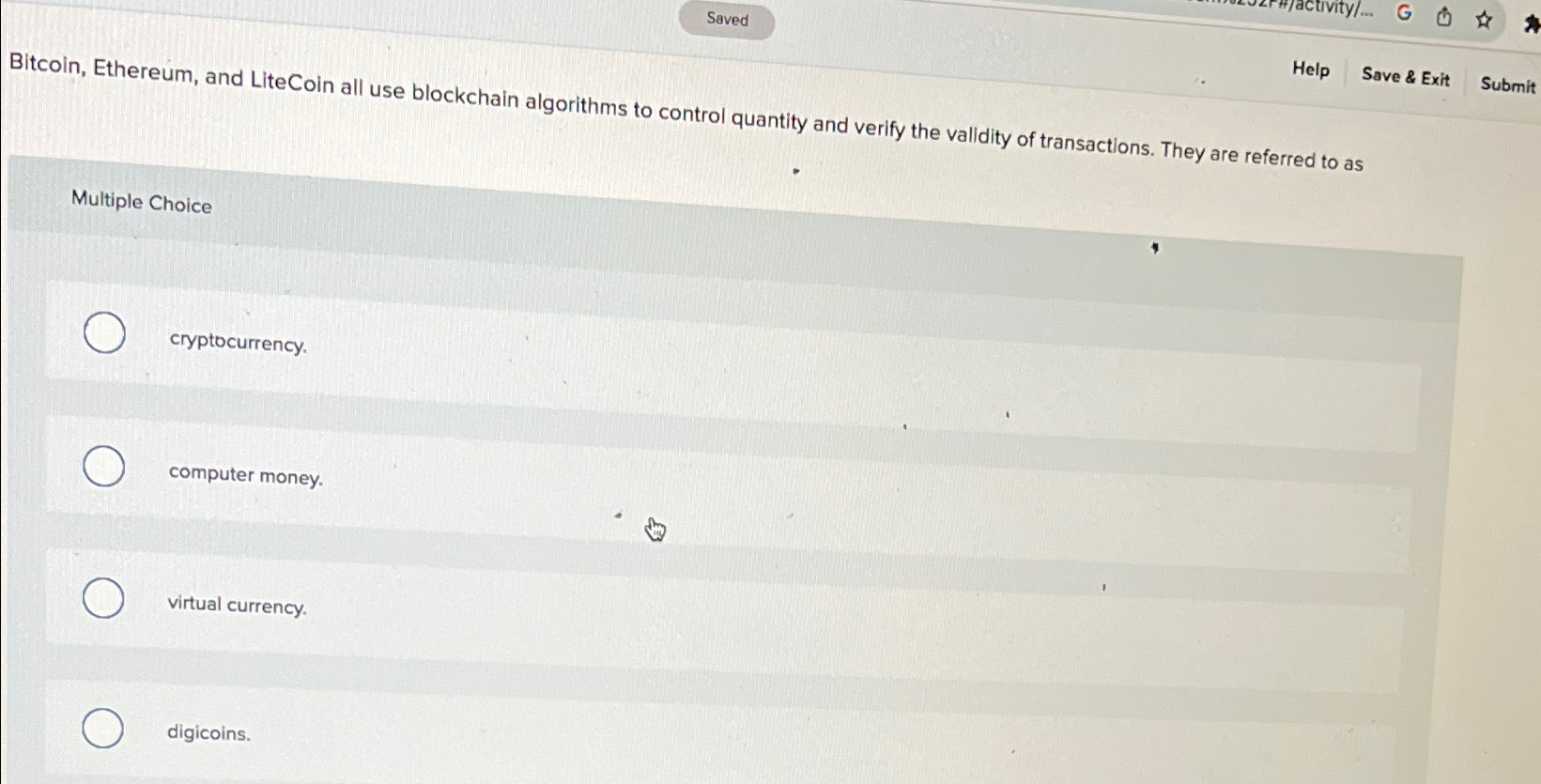 Solved Bitcoln, Ethereum, and LiteCoin all use blockchain | Chegg.com