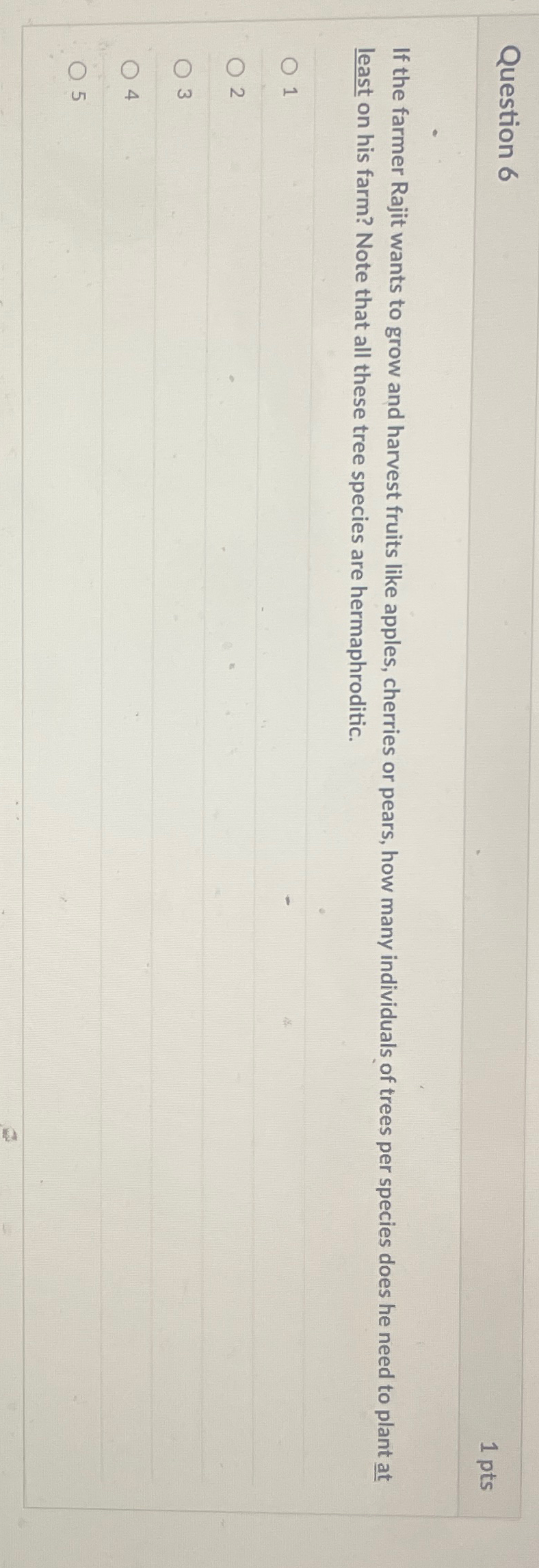 Solved Question 61 ﻿ptsIf the farmer Rajit wants to grow and | Chegg.com