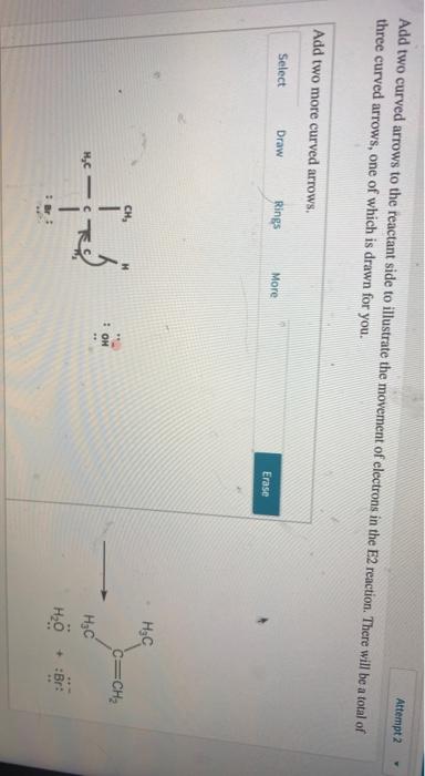 Solved Add two curved arrows to the reactant side to | Chegg.com