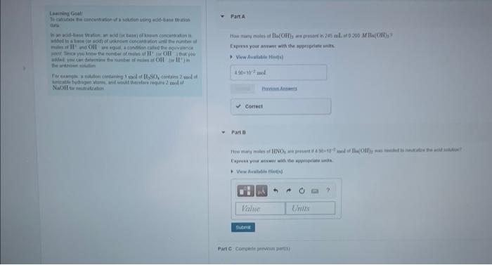 Solved Laringol The da uning add Part do and of concreto | Chegg.com