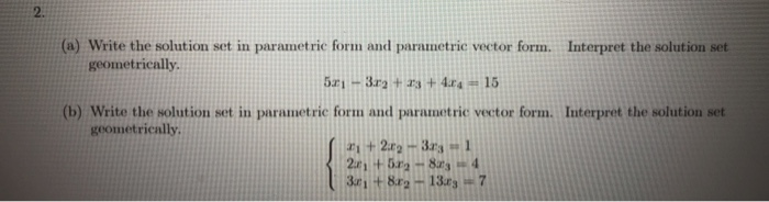 Solved Interpret the solution set (a) Write the solution set | Chegg.com
