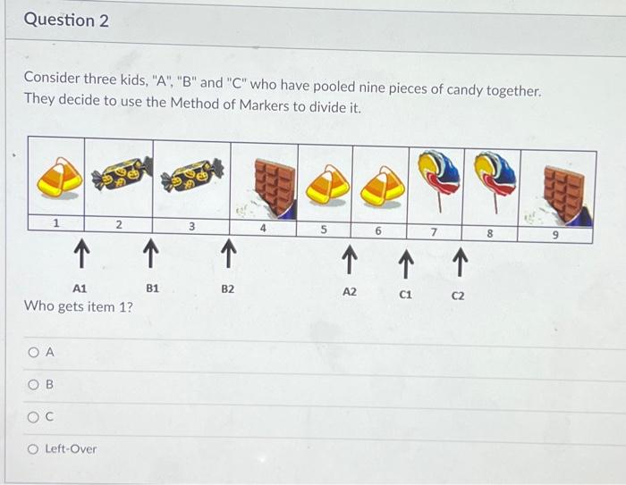 Solved Consider three kids, " A ", " B " and " C " who have | Chegg.com