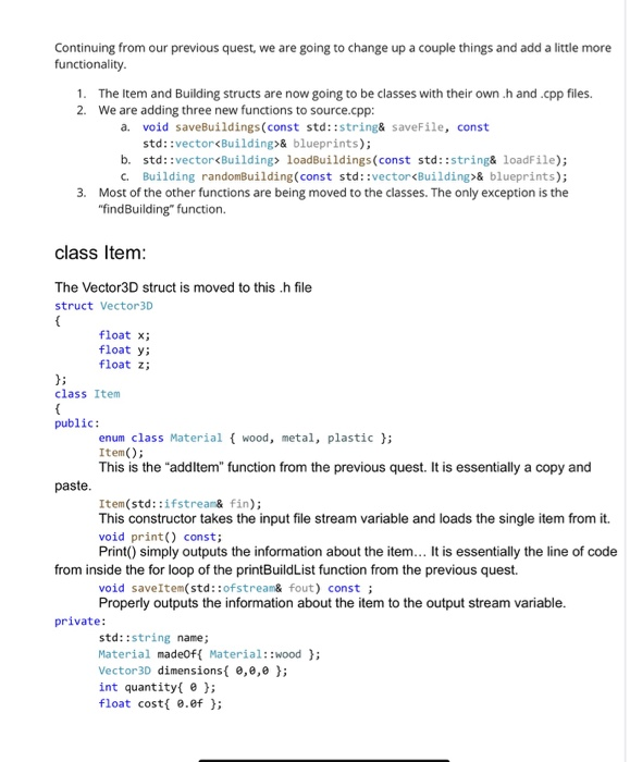 Continuing from our previous quest, we are going to | Chegg.com