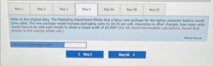 Solved Problem 5-22 (Algo) CVP Applications; Contribution | Chegg.com