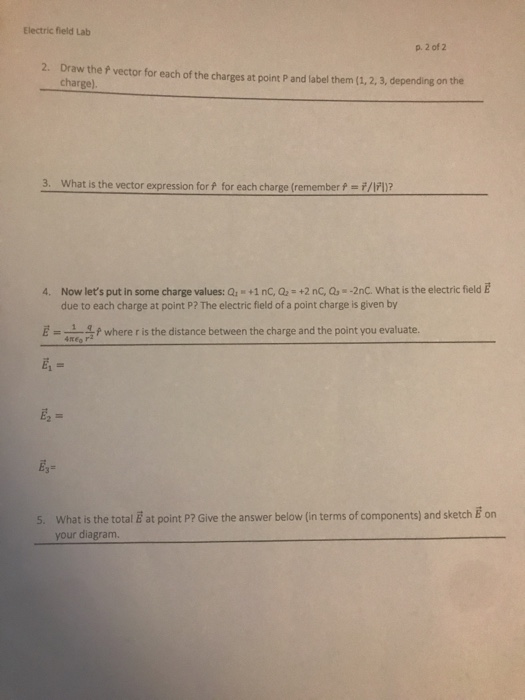 Solved LAB 2: ELECTRIC FIELD PART1 Instructions artis | Chegg.com
