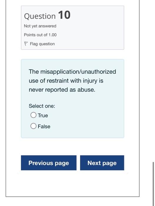 Solved Question 10 Not yet answered Points out of 1.00 Flag | Chegg.com