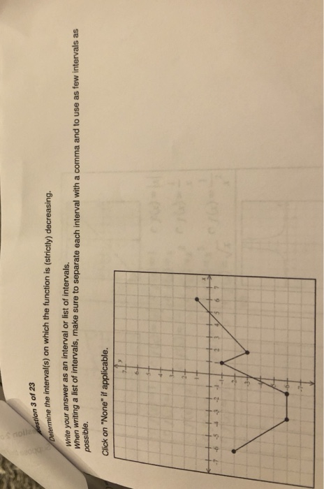 Solved estion 3 of 23 nine the interval(s) on which the | Chegg.com