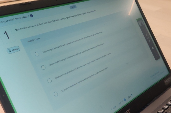 Solved oing Enabled Week 2 ﻿Qur 361Which staemert is most | Chegg.com