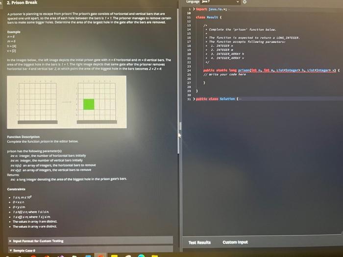 Explanation 0 There are n=m=3 bars in the vertical | Chegg.com