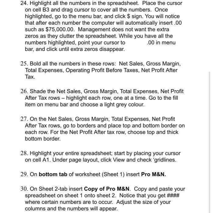 1. Open a new excel worksheet. Insert the Header | Chegg.com
