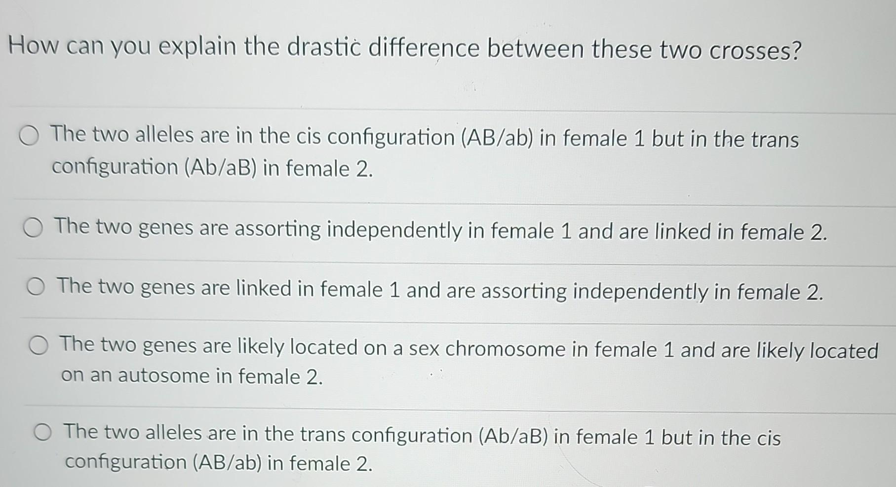 Solved How can you explain the drastic difference between | Chegg.com