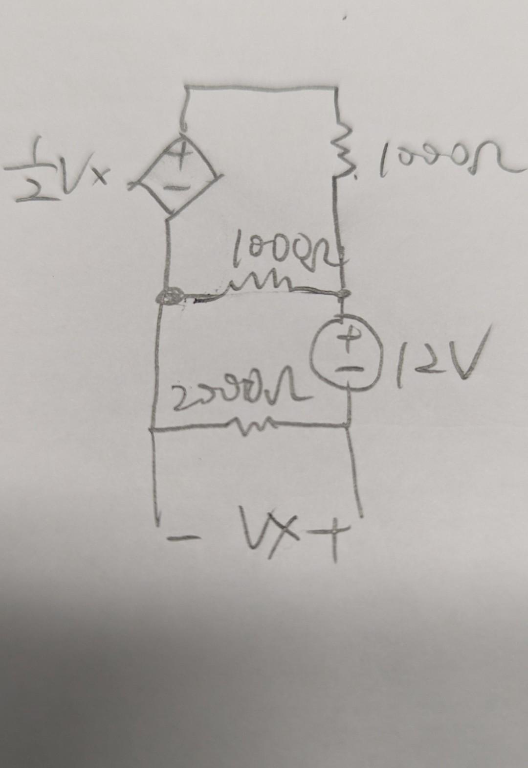 Solved calculate the current go through the 2000 Ohm | Chegg.com