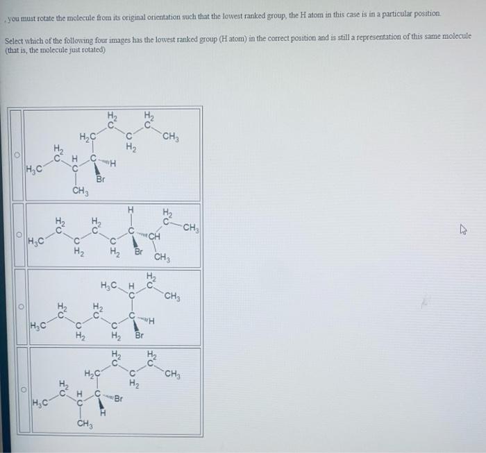 Solved The stereochemistry configuration of a chrial carbon | Chegg.com