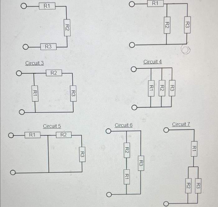 Solved For Circuit #7 with R1 = 220 ohms, R2= 325 ohms, and | Chegg.com
