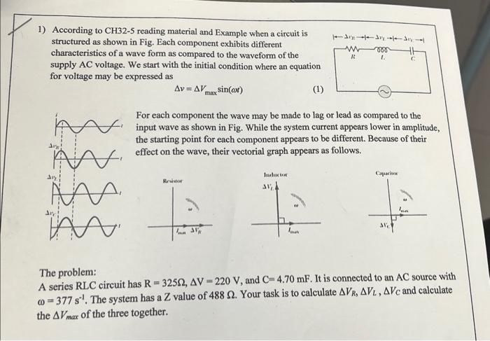 [Solved]: 1) According to CH325 reading material and Exampl