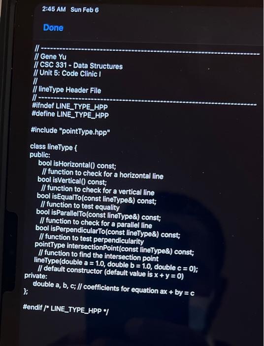 Solved 2:45 AM Sun Feb 6 Done DDR- // // Gene Yu || CSC 331 | Chegg.com