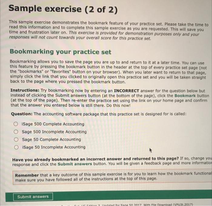 Solved Sample exercise (2 of 2) This sample exercise | Chegg.com