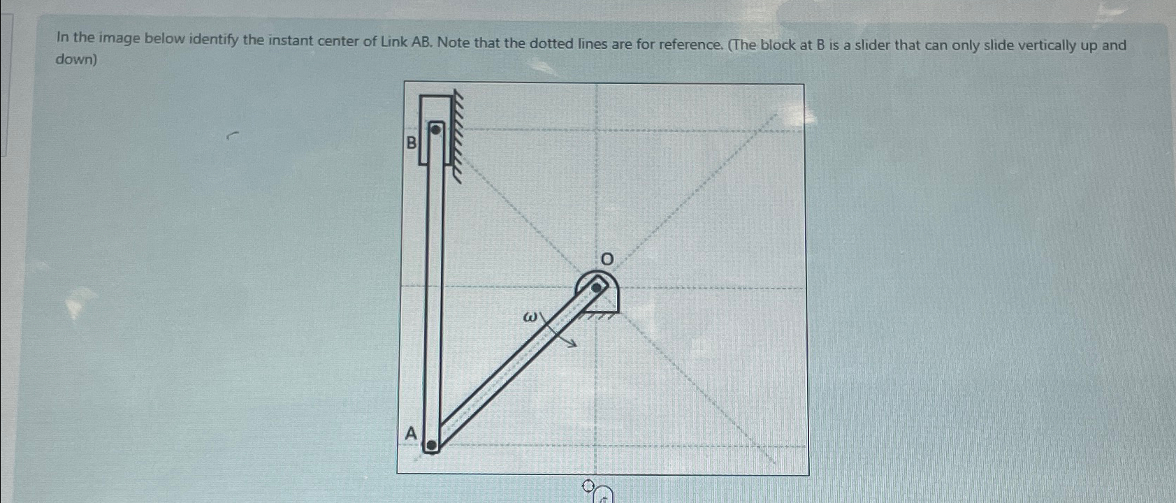 Solved In the image below identify the instant center of | Chegg.com