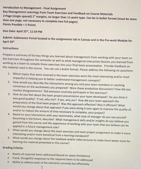 Solved Write it based in the book - Management: The Right | Chegg.com