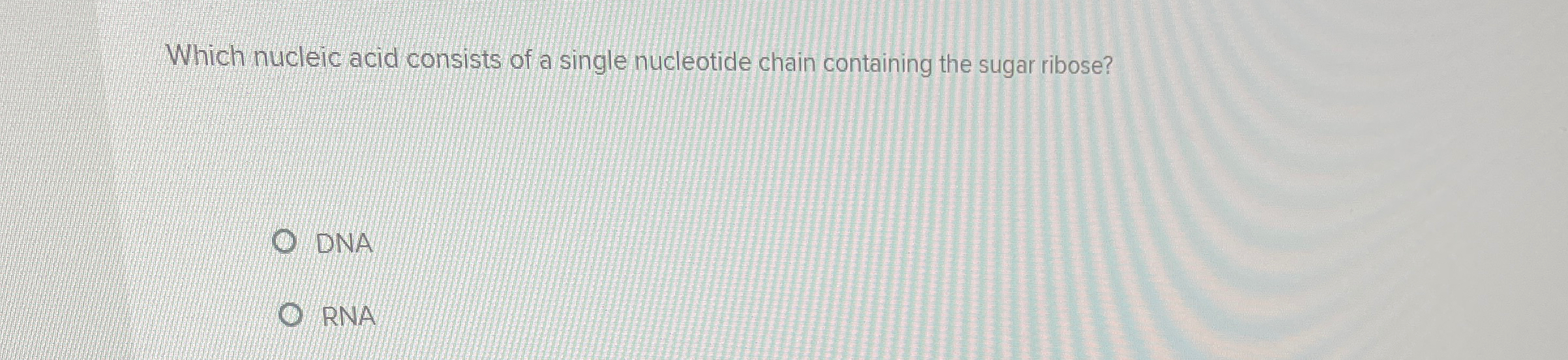 Solved Which nucleic acid consists of a single nucleotide | Chegg.com