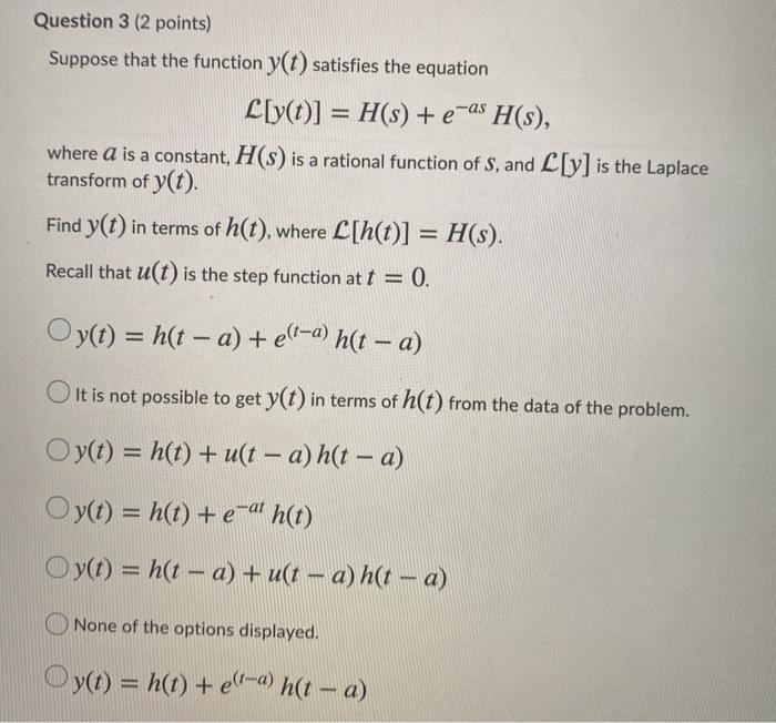 Solved 2e-5s Find the function g such thatL[8(t)] = s +6° | Chegg.com