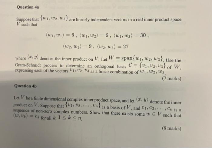 Solved Suppose that {w1,w2,w3} are linearly independent | Chegg.com