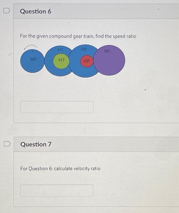 Solved For the given compound gear train, find the speed | Chegg.com