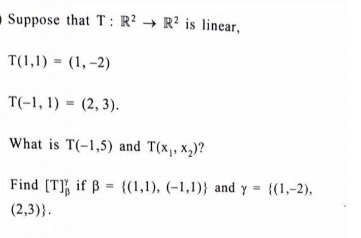 Solved Suppose that T:R2→R2 ﻿is | Chegg.com